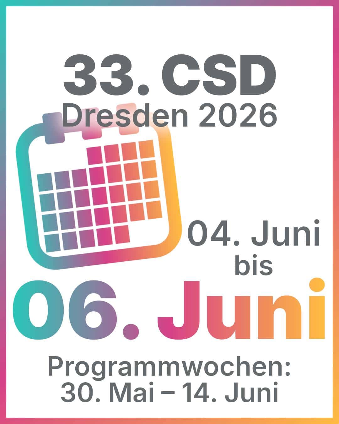 CSD gegen Rechts in Dresden, Sachsen » 33. CSD Dresden